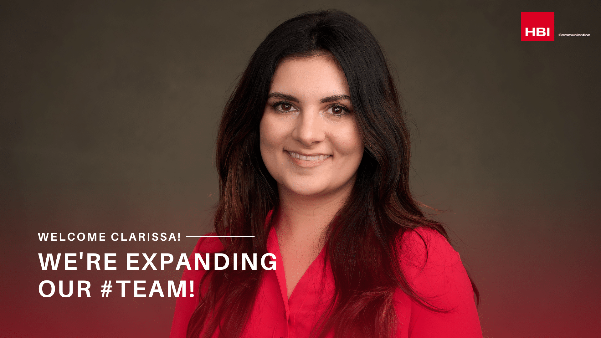 #InsideHBI – Welcome Clarissa! - HBI Communication